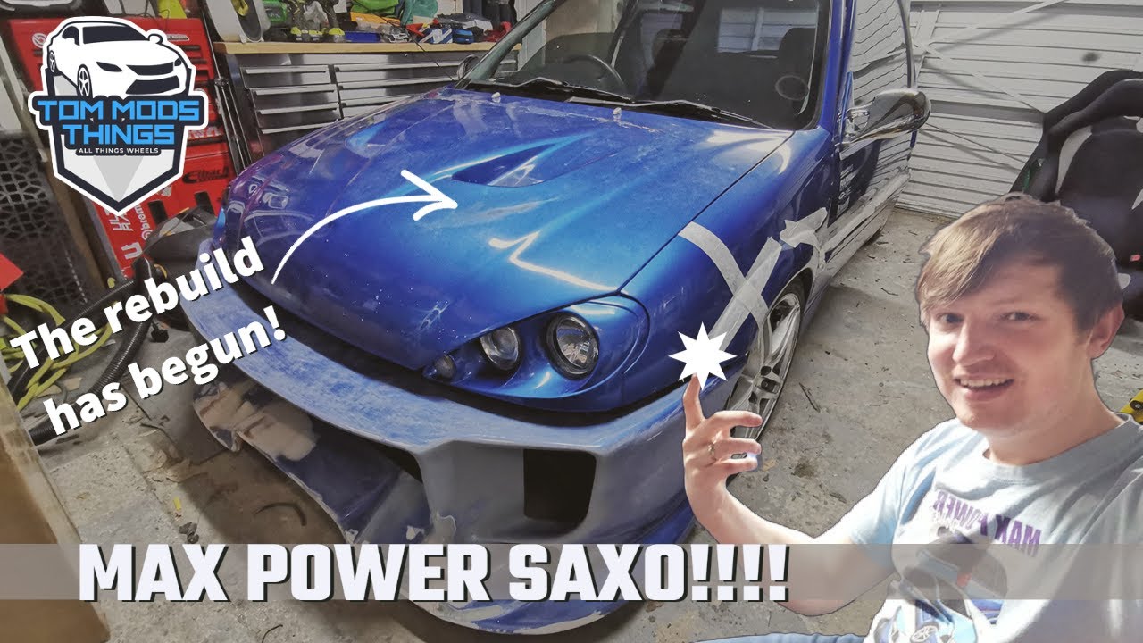 Max Power Saxo Project is now in the garage - YouTube