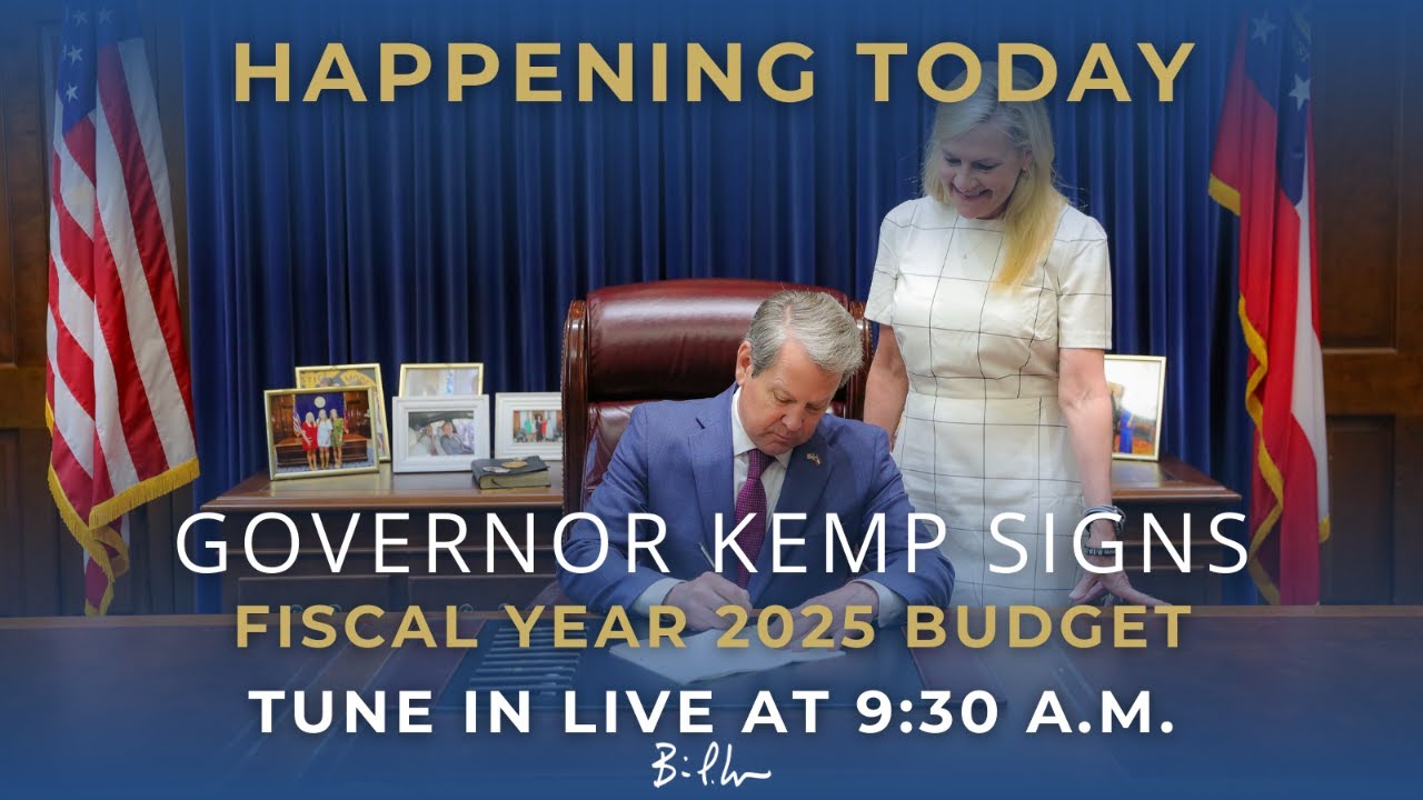Gov. Kemp Signs FY25 Budget to Invest in Education, Public Safety ...