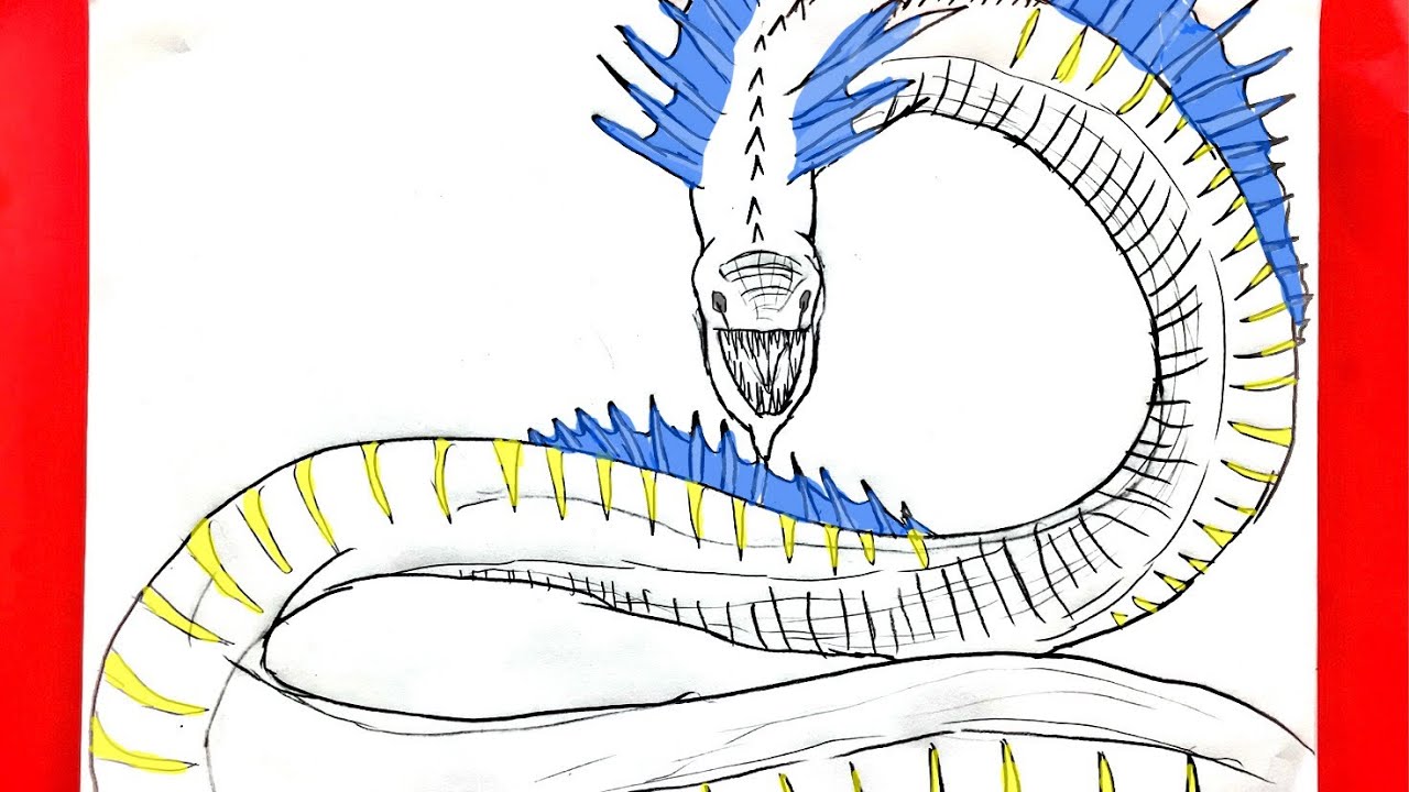 How to draw Drownviper | Godzilla X Kong The New Empire - YouTube