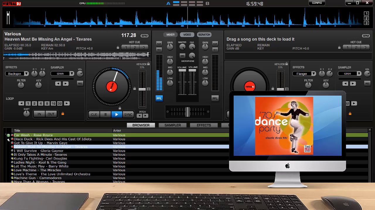 Virtual DJ My 70s Disco Hits - YouTube