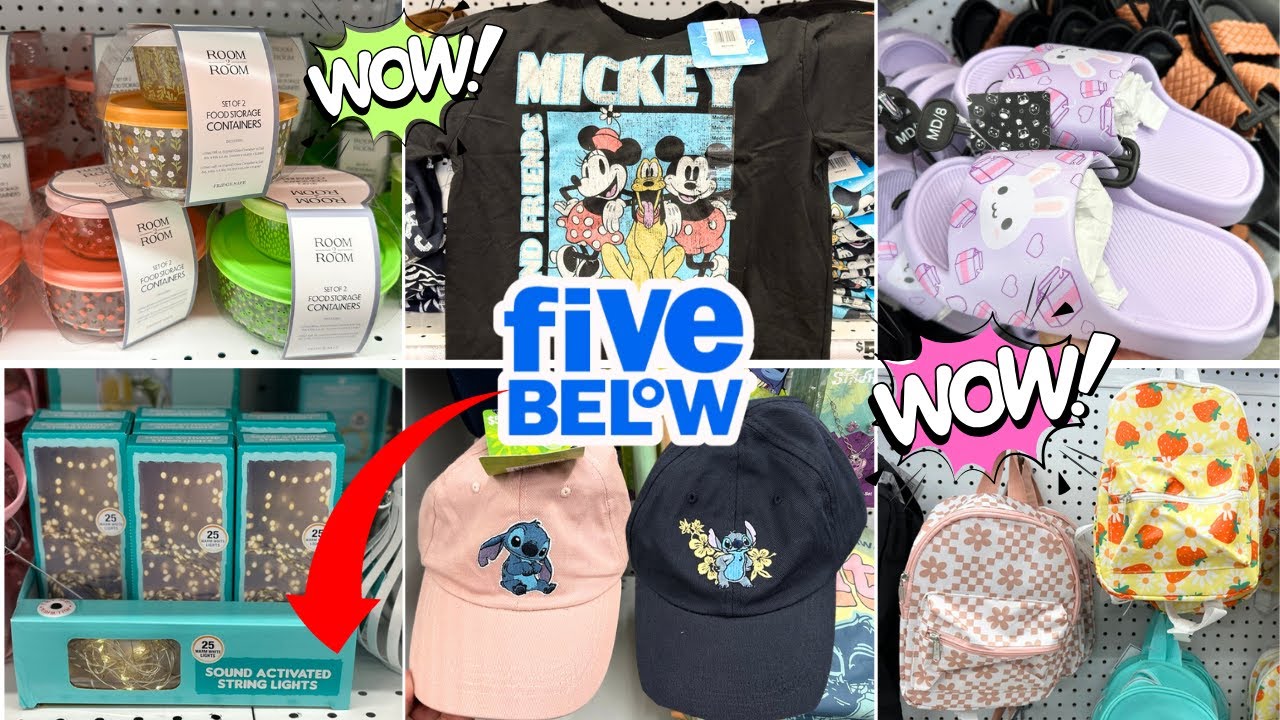 Five below new arrivals!! #fivebelow #cute #disney - YouTube