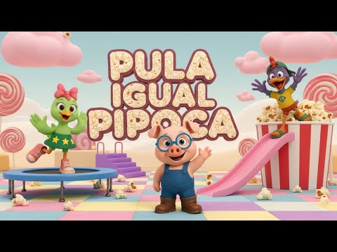 PULA IGUAL PIPOCA – Zic, Zac e Zoca (Música Infantil Divertida)