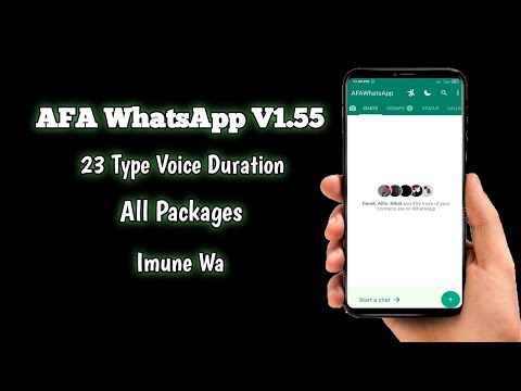 AFA WhatsApp V1.55 - Full Imune Fixed - No Lag - New Update - Primary & Secondary - New Features
