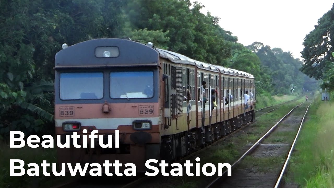 Beautiful Batuwatta Railway Station in Sri Lanka - YouTube
