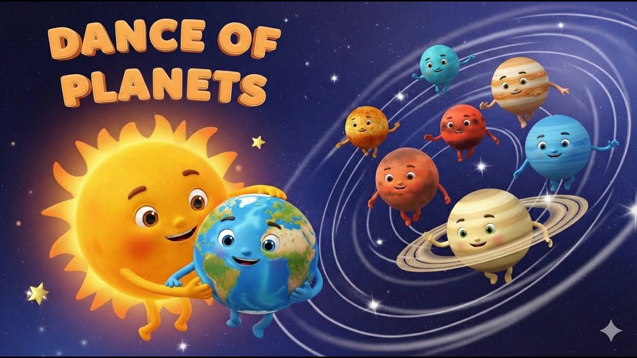 Dance of Planets | Learn the Solar System | The Planets Song for Kids ...