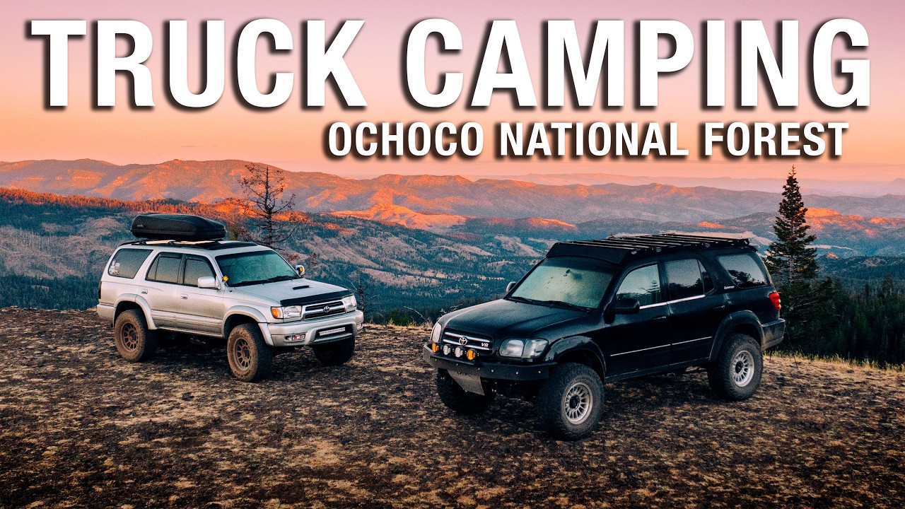 Epic Fall TRUCK CAMPING in the Ochoco National Forest | Toyota Off-Road ...