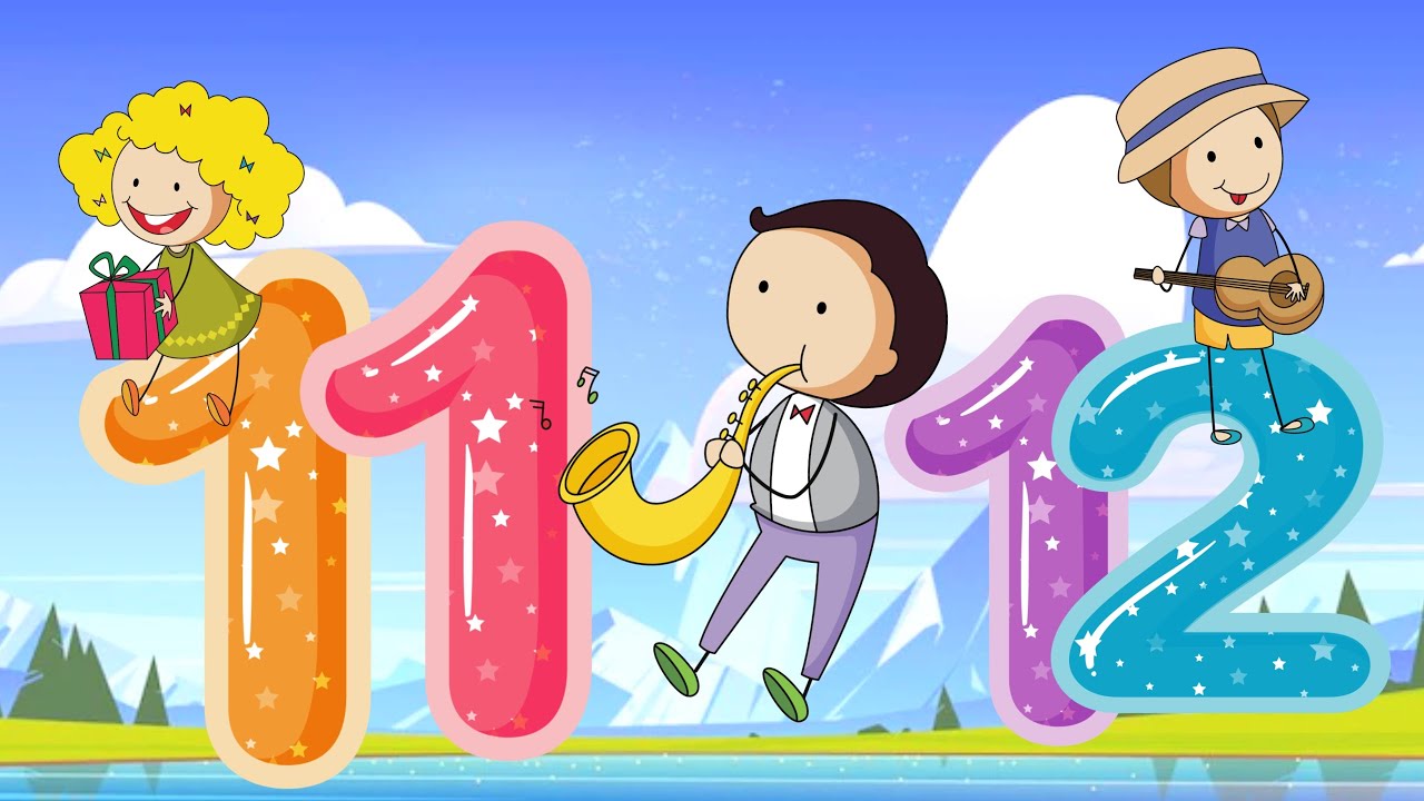 123 Kids song | 11 to 20 numbers | 123 kids videos with spelling - YouTube
