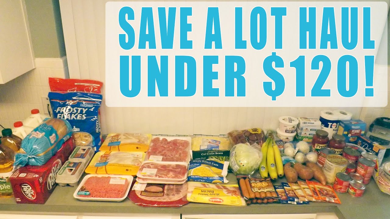 Save a Lot Haul for a Family of 4 - YouTube