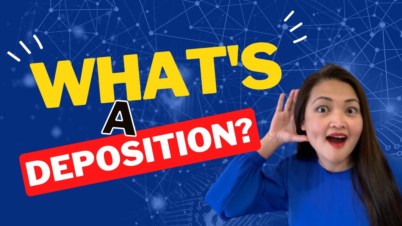 Deposition 101: What's a Deposition and More! - YouTube