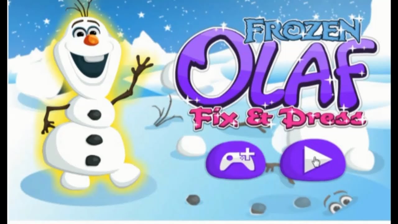 Olaf frozen game Олаф Холодное сердце игра - YouTube