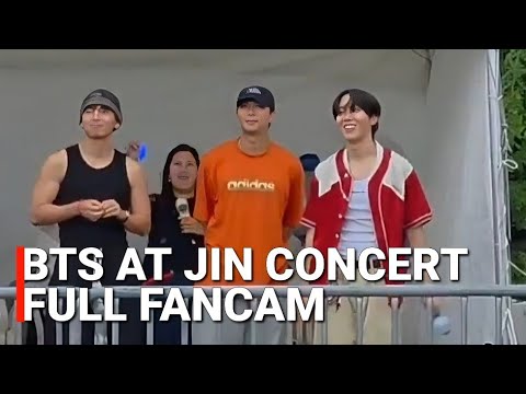 BTS V, J-hope & RM at Jin Concert + Dynamite Butter and Spring Day FULL FANCAM RUNSEOK JIN TOUR 2025