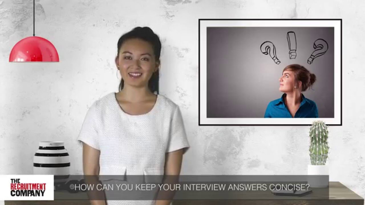 How can you keep your interview answers concise? - YouTube