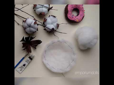 Мастер класс цветок хлопка. Мк цветы хлопка - YouTube
