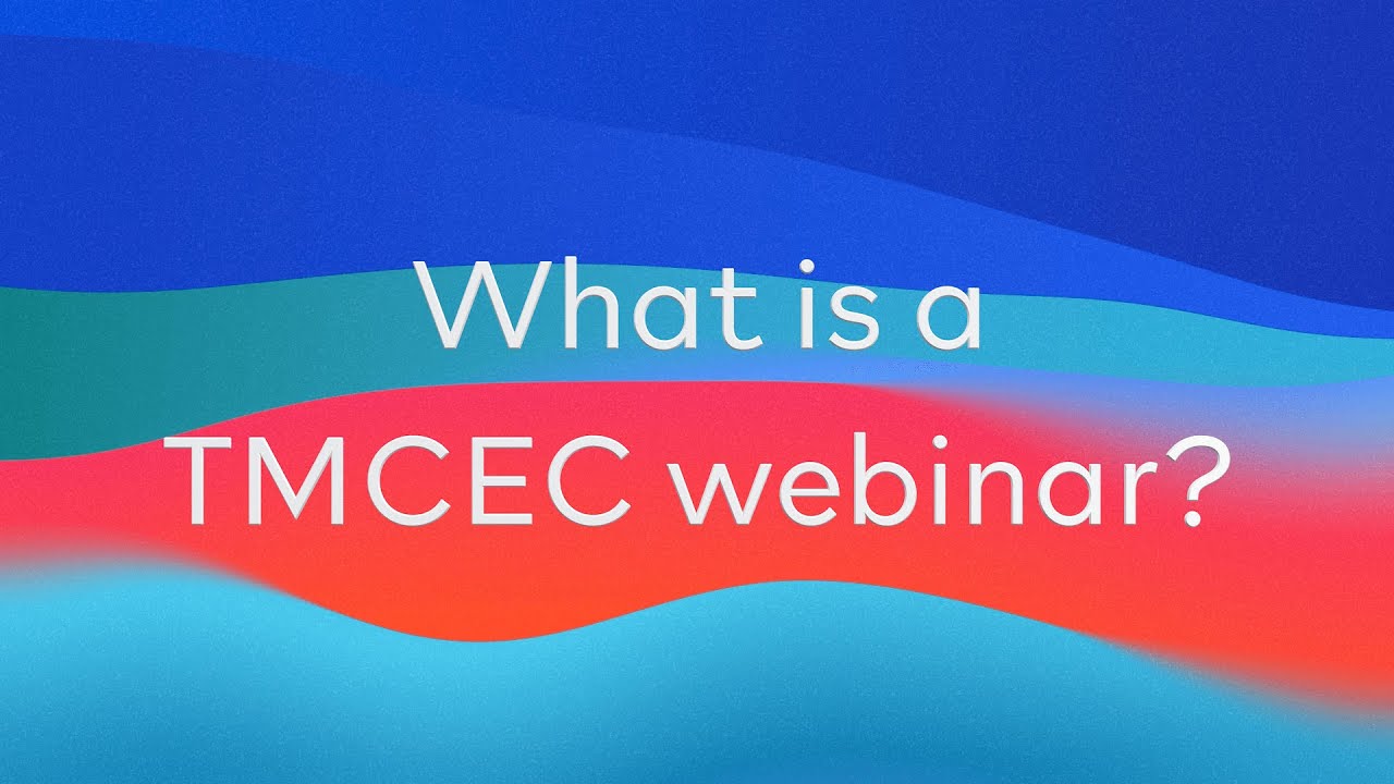 TMCEC Webinars FAQ - YouTube