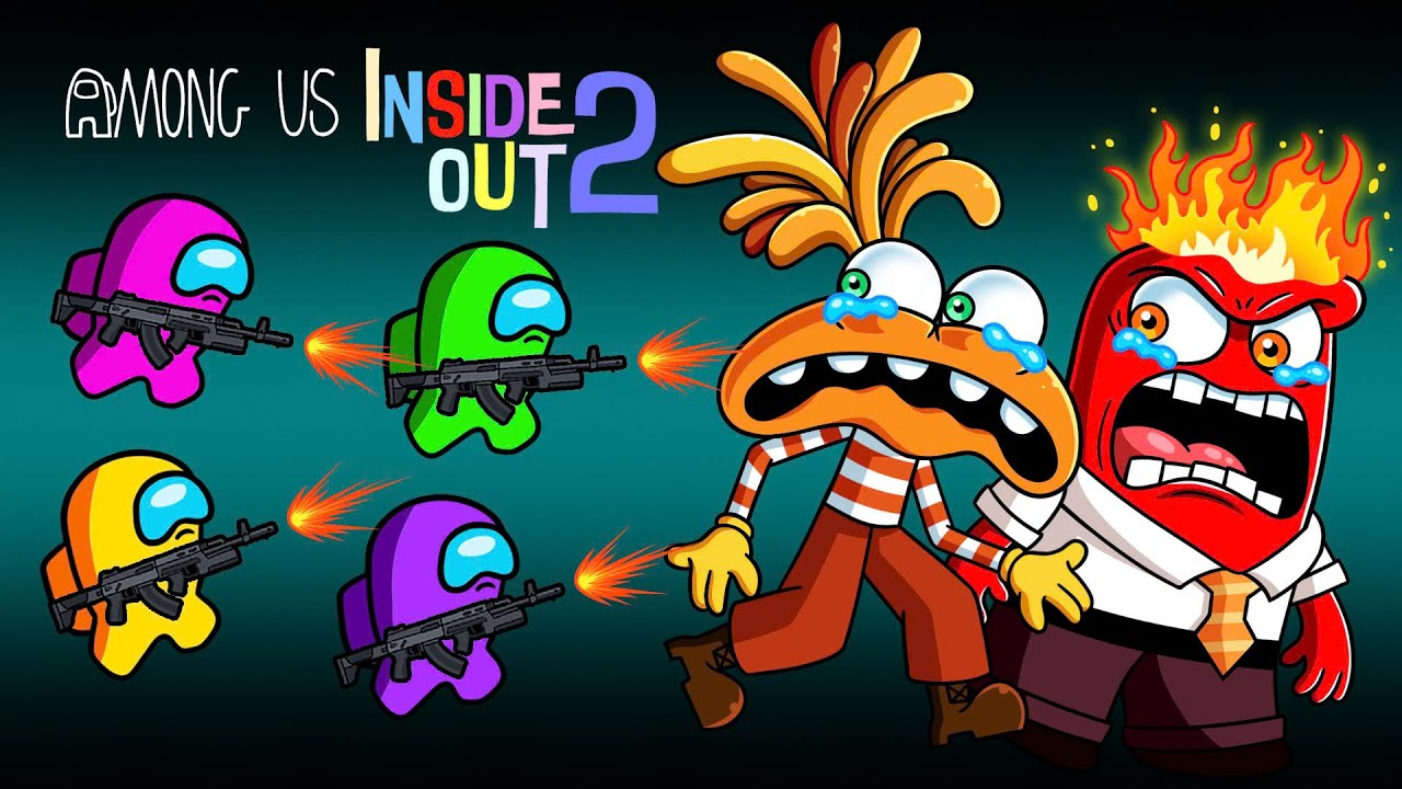 어몽어스 | Among Us VS Creepy INSIDE OUT 2 Characters | Among Us Animation ...