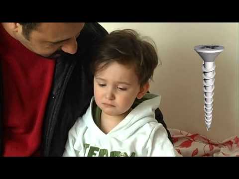 Burnundan 3 santimlik vida çıktı