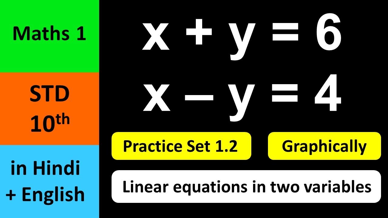 X y 6 X y 4 Solve Graphically Practice Set 1 2 Maths 1 Linear x-y-6-x-y-4-solve-graphically-practice-set-1-2-maths-1-linear