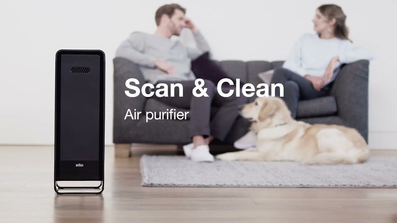 Braun Scan & Clean Air purifier (BFD104BE) - YouTube
