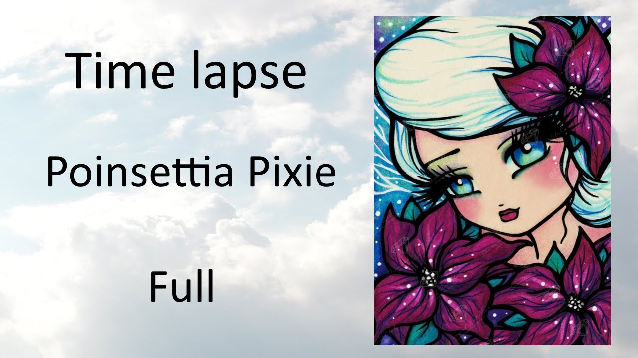 Full diamond painting time lapse - Poinsettia Pixie - YouTube