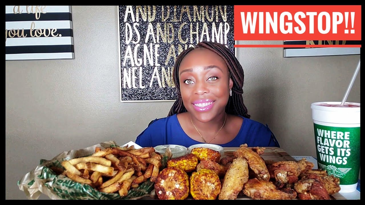 Wingstop Mukbang - YouTube