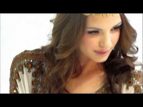 Model Jessica Ashley Modeling Yara Yosif Kaftan Dresses