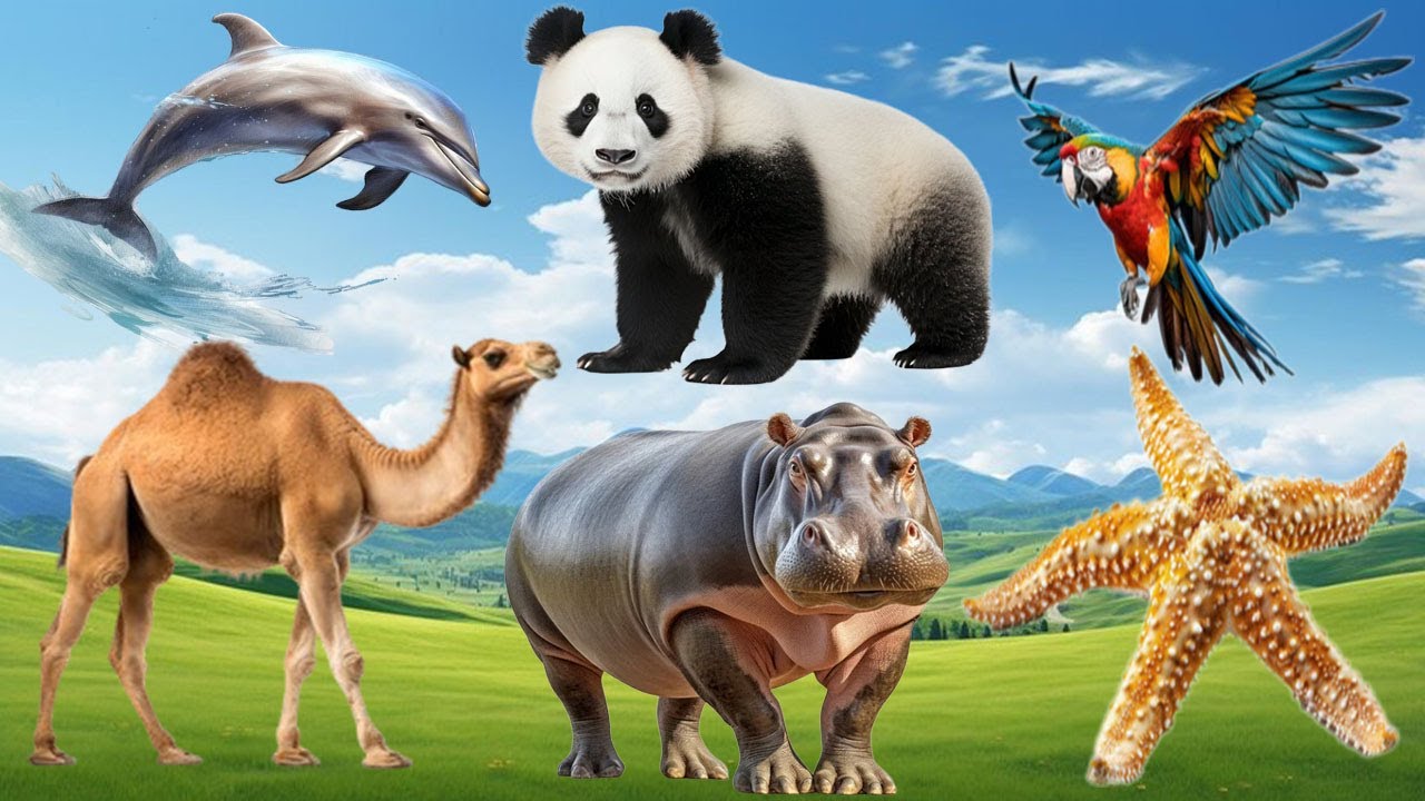 The Special Beauty of Animals - Kangaroo, Monkey, Horse, Elephant, Fish ...