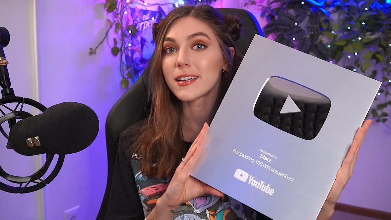 Unboxing The Silver Play Button & Celebrating 200k | Marz Vlog - YouTube