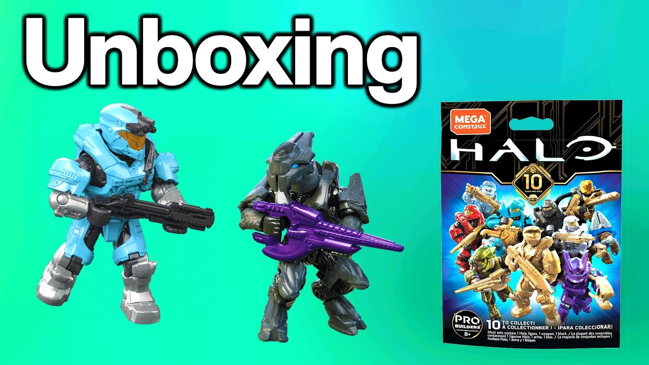Halo Mega Construx RARE Blind Figure Pack Unboxing! - YouTube