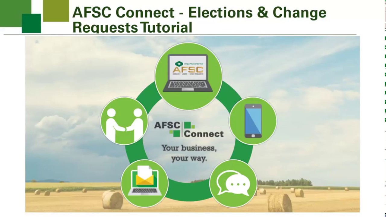 AFSC Connect - Elections and Change Requests Tutorial - YouTube