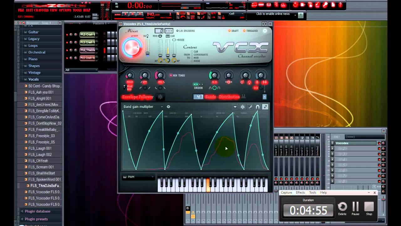 Fl Studio 9 Tutorial Ita 11 Automation Clip Vocodex - YouTube