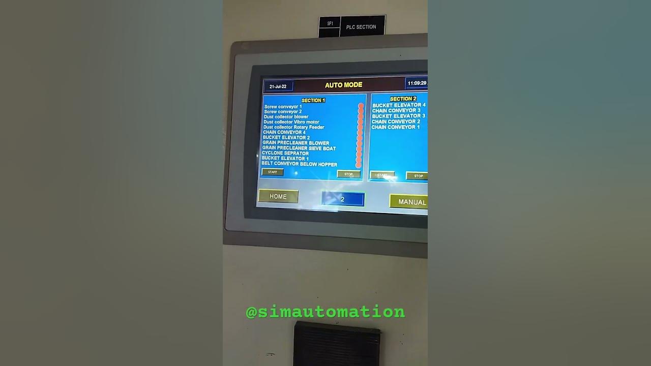 Auto sequence operation with AB ML1400 PLC & panel view plus HMI @simautomation #unboxing # ...