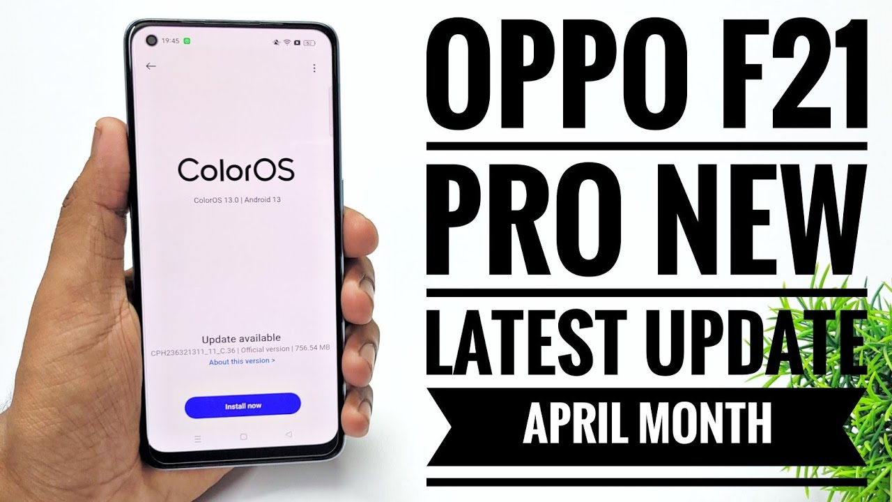 OPPO F21 Pro | New Latest Software Update | April Month | How To ...