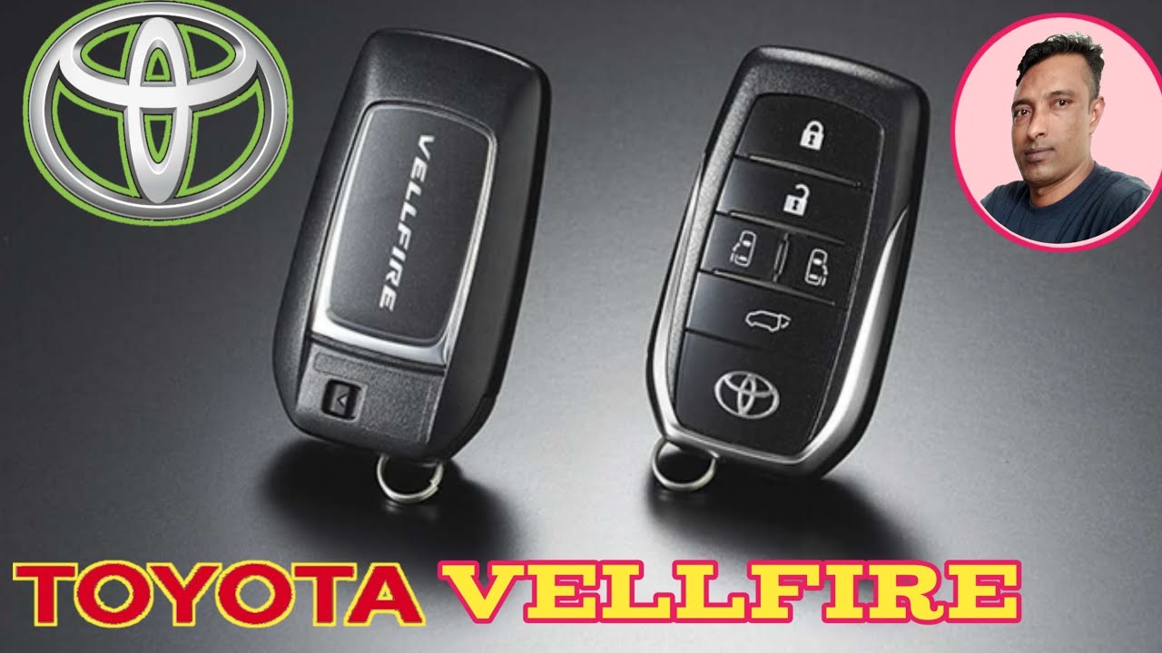 (toyota Vellfire) How to change remot key fob battery - YouTube