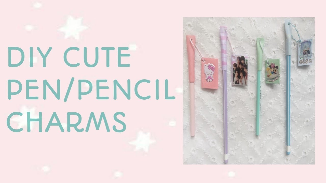 CUTE PEN/PENCIL CHARMS - YouTube