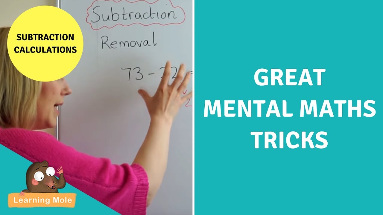 Great Mental Math for Kids | Subtraction for Kids | Partitioning and ...
