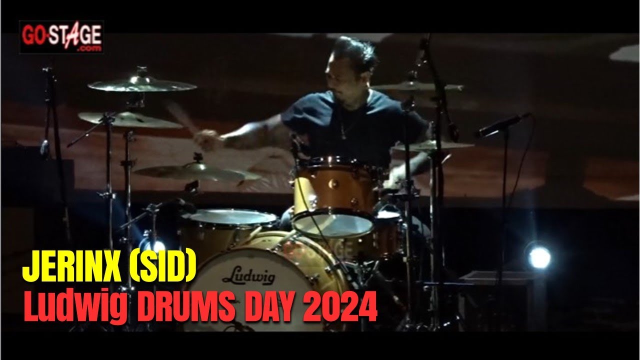 AKSI SOLO DRUM JERINX SUPERMAN IS DEAD TURUT RAMAIKAN LUDWIG DRUMS DAY ...