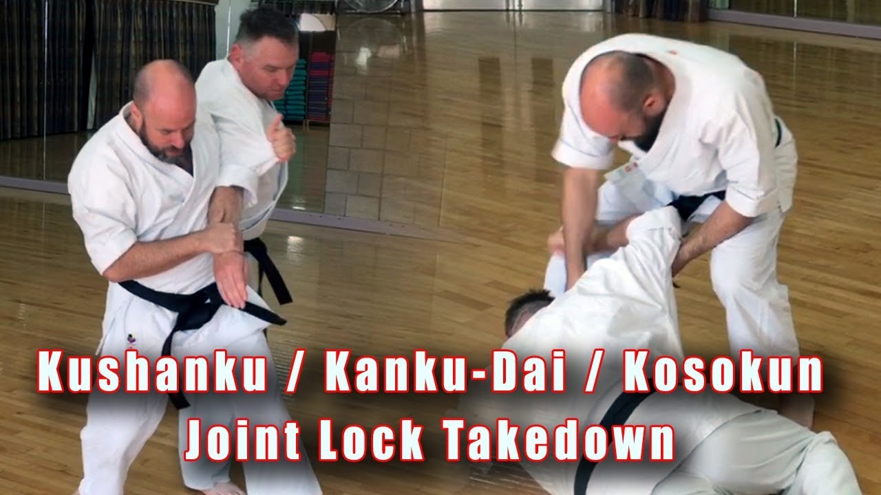 Karate Joint-Lock Takedown: Kushanku / Kanku-Dai / Kosokun Bunkai - YouTube