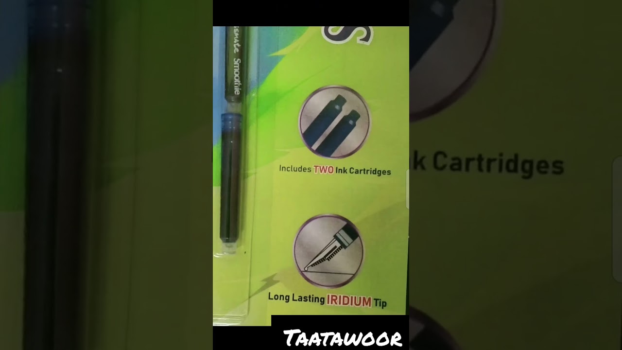 smoothie fountain ink pen classmate - YouTube