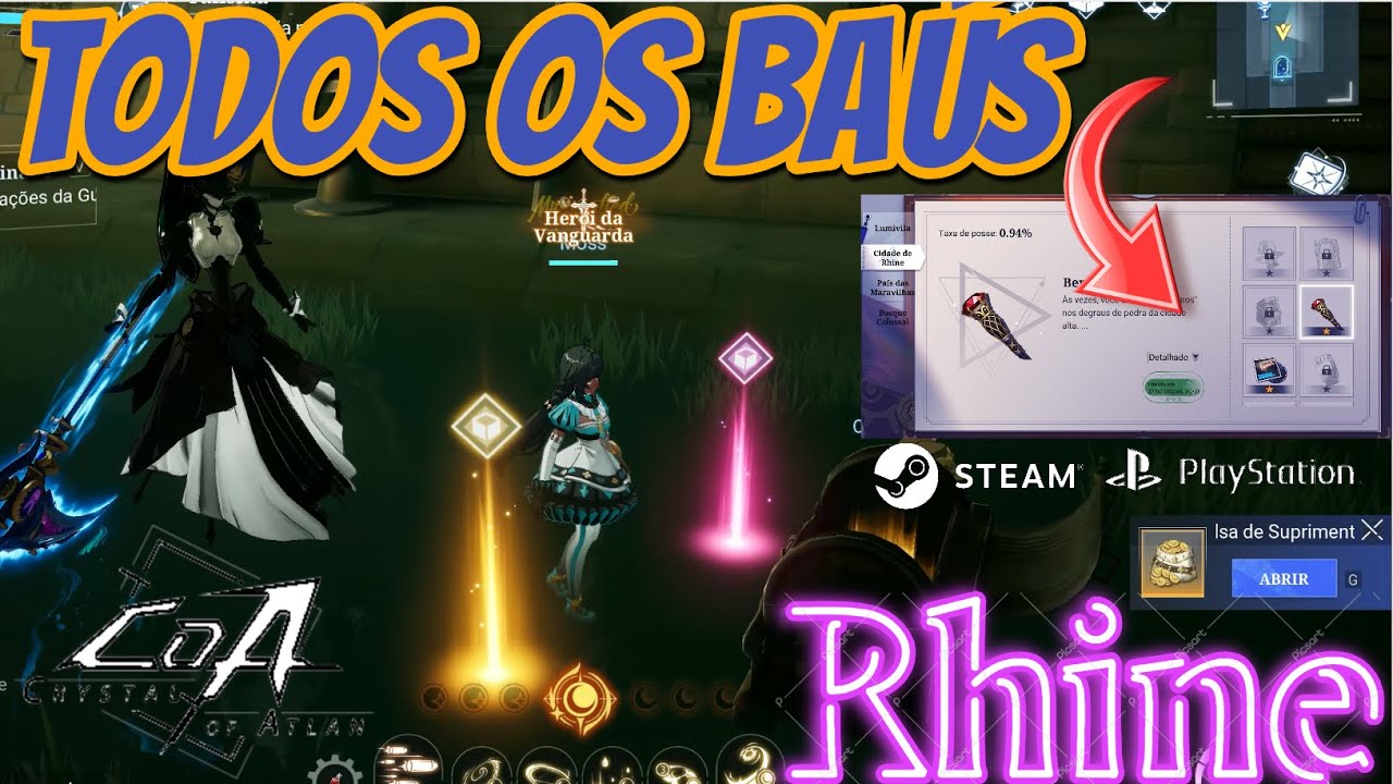 Crystal of Atlan todos os baús cidade de Rhine - YouTube