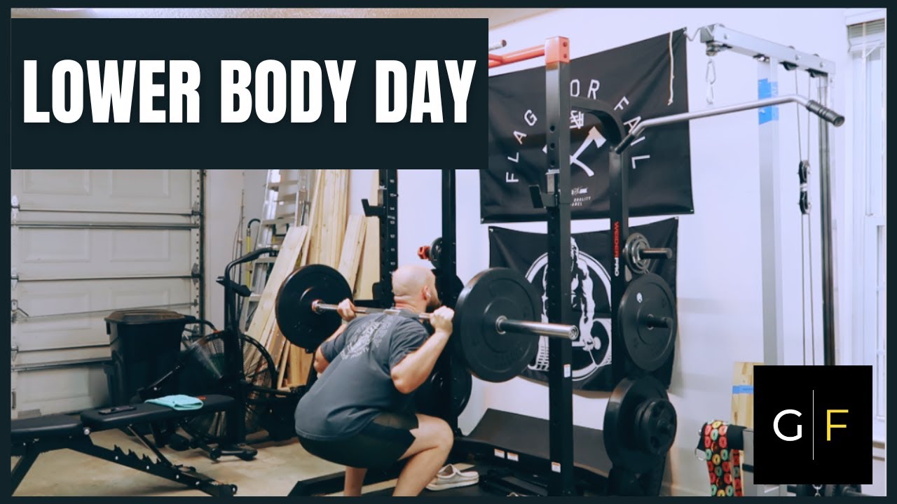 SIMPLE LOWER BODY DAY JULY 4TH - YouTube