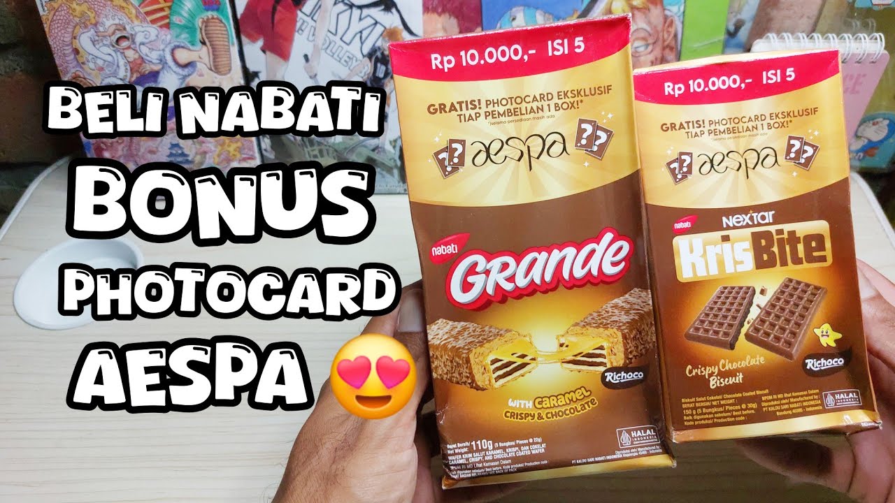 Unboxing Nabati Grande & Nabati Nextar Krisbite Edisi Bonus Photocard ...