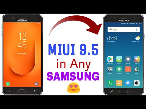 MIUI 9.5 IN ANY SAMSUNG PHONES || 100% REDMI LOOK - YouTube
