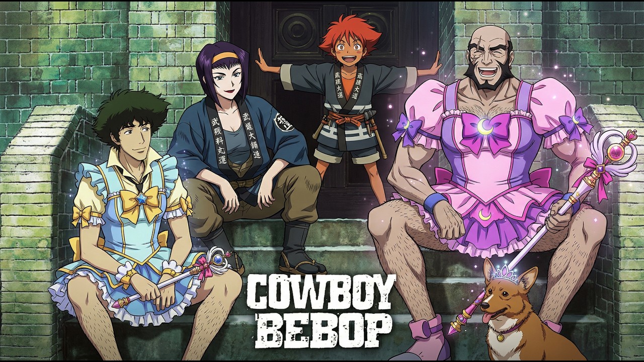 뭔가 이상한데? | 카우보이비밥 op Tank (마법소녀 Ver.) | Cowboy Bebop Tank Remix Magical ...