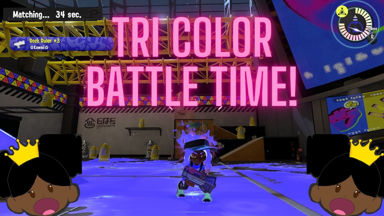Trying out the Tri Color Battles - YouTube