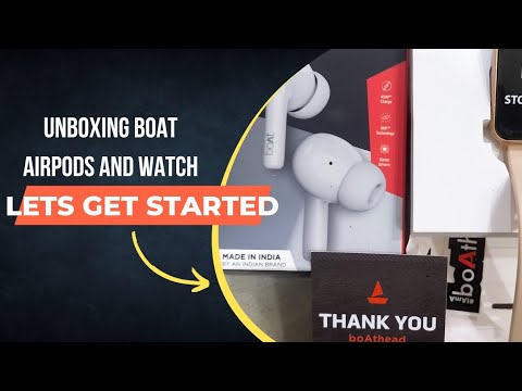 Unboxing Boat Airpods And Watch So let's get Started⌚💗#boat #boatwatch ...
