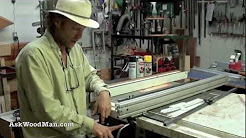 Making A Biesemeyer Style Table Saw Fence - YouTube