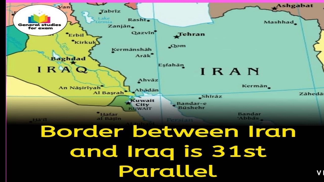 Boder lines between the country's - YouTube