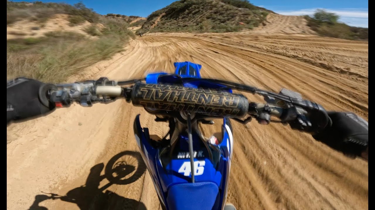 Yamaha YZ450 - GoPro Glen Helen Vet Track - YouTube