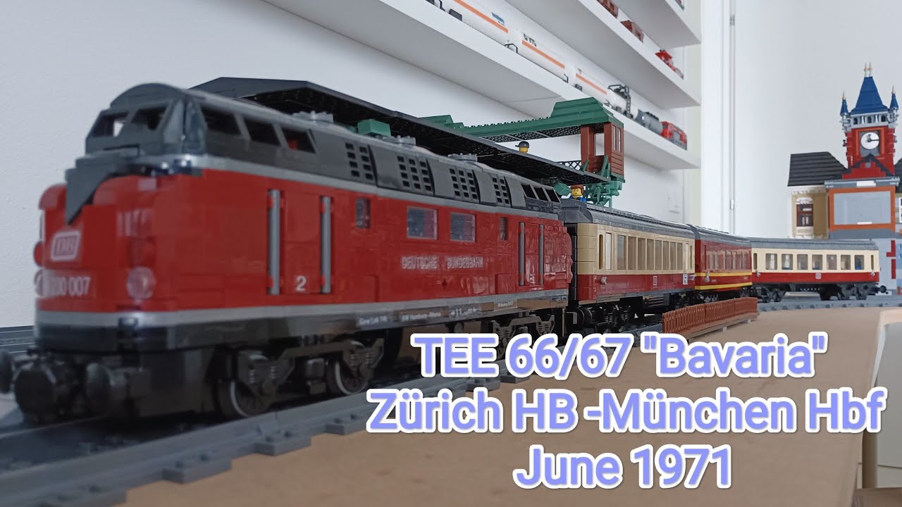 V200 with TEE Bavaria year 1971 - YouTube