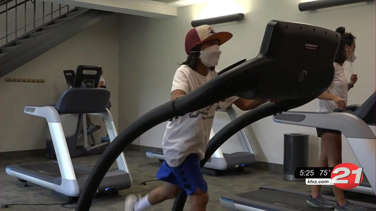 C.O. gyms making it safe to workout during the dense smoke - YouTube